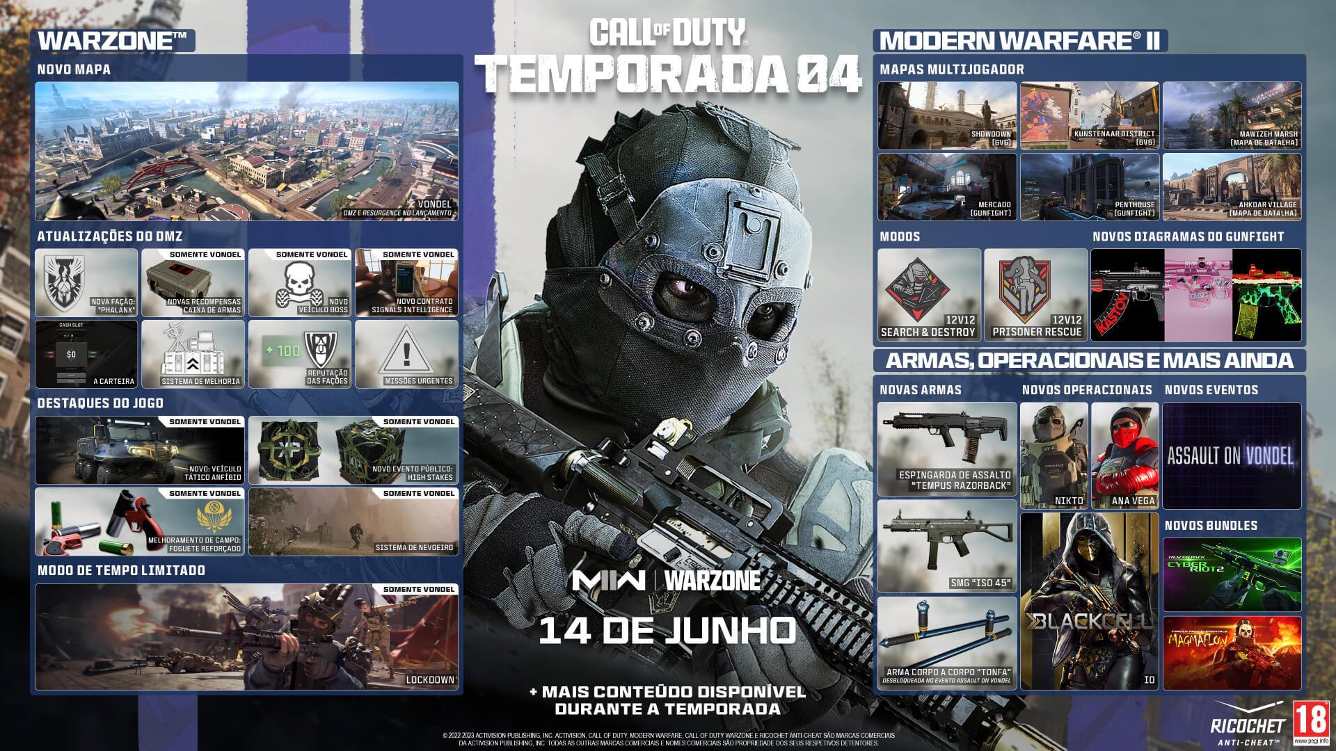 Temporada 04 do Call of Duty® Warzone | Novo jogo Battle Royale 2023